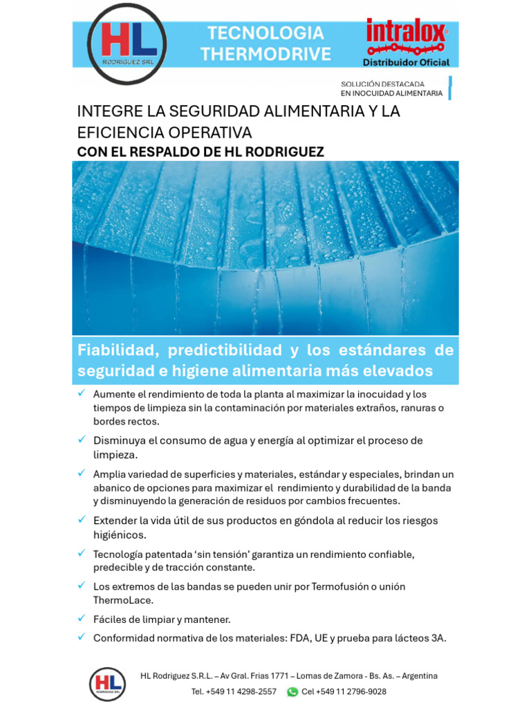 Intralox - Thermodrive | PDF