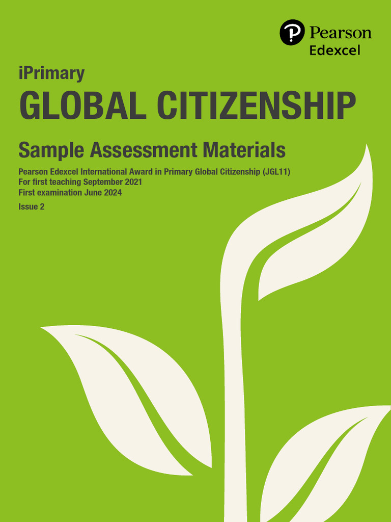 iPrimary Global Citizenship Assessment Guide | PDF