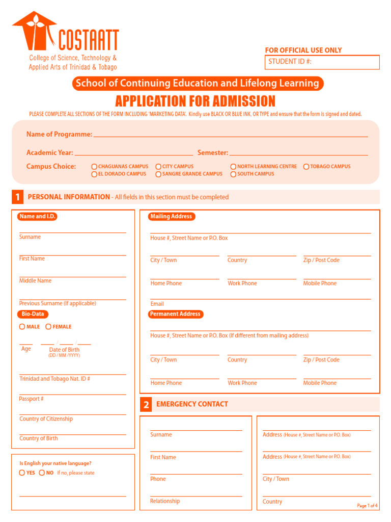 SOCELL Short Course Application Form | PDF | Diploma