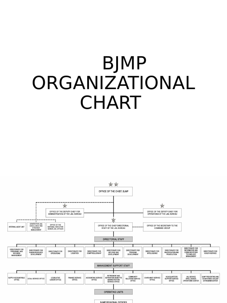 BJMP Organizational Structure Overview | PDF