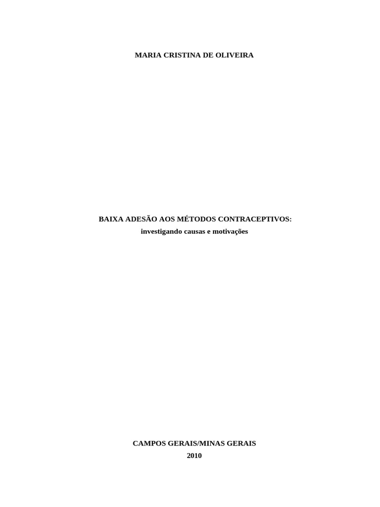 captine 3 | PDF | Anticoncepcionais | Planejamento familiar