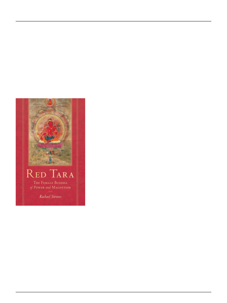 Red Tara: Power and Magnetism in Buddhism | PDF | Tibetan Buddhism ...