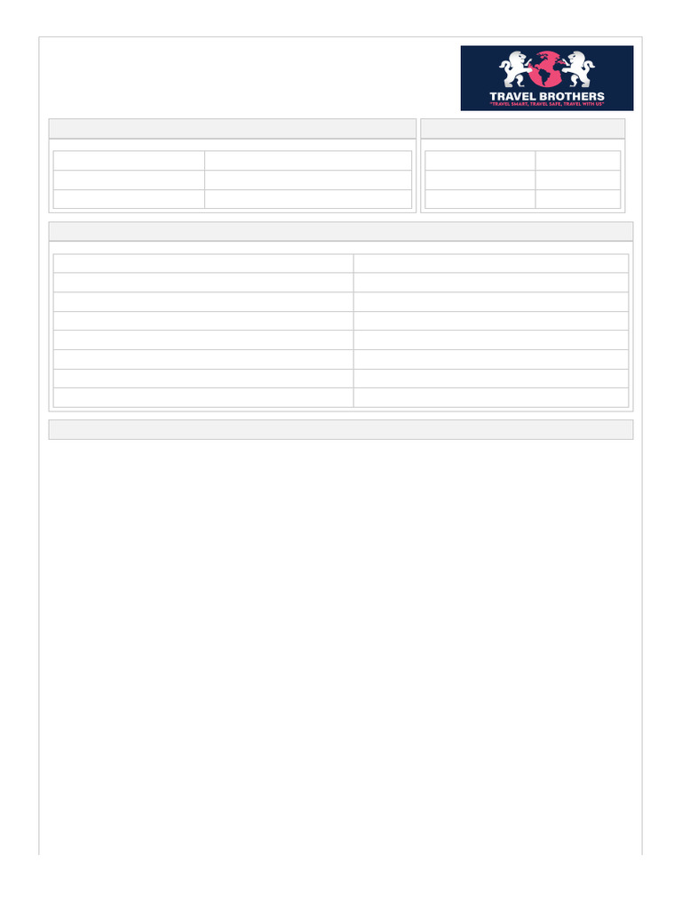 Invoice For Miss Catherine Ncube | PDF | Travel Visa | Fare