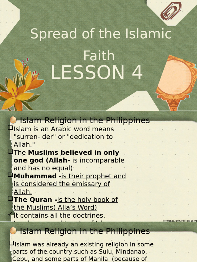 Spread of Islamic Faith | PDF