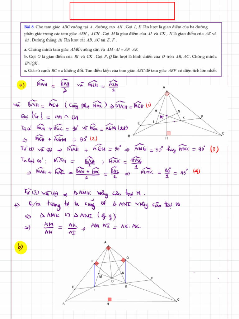 BT Hình HSG8 B8+B9 | PDF