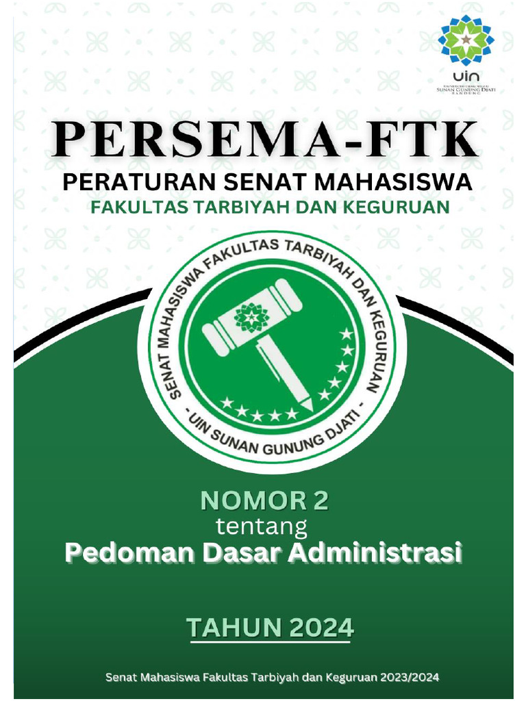 Persema Ftk No 2 Tahun 2024 | PDF