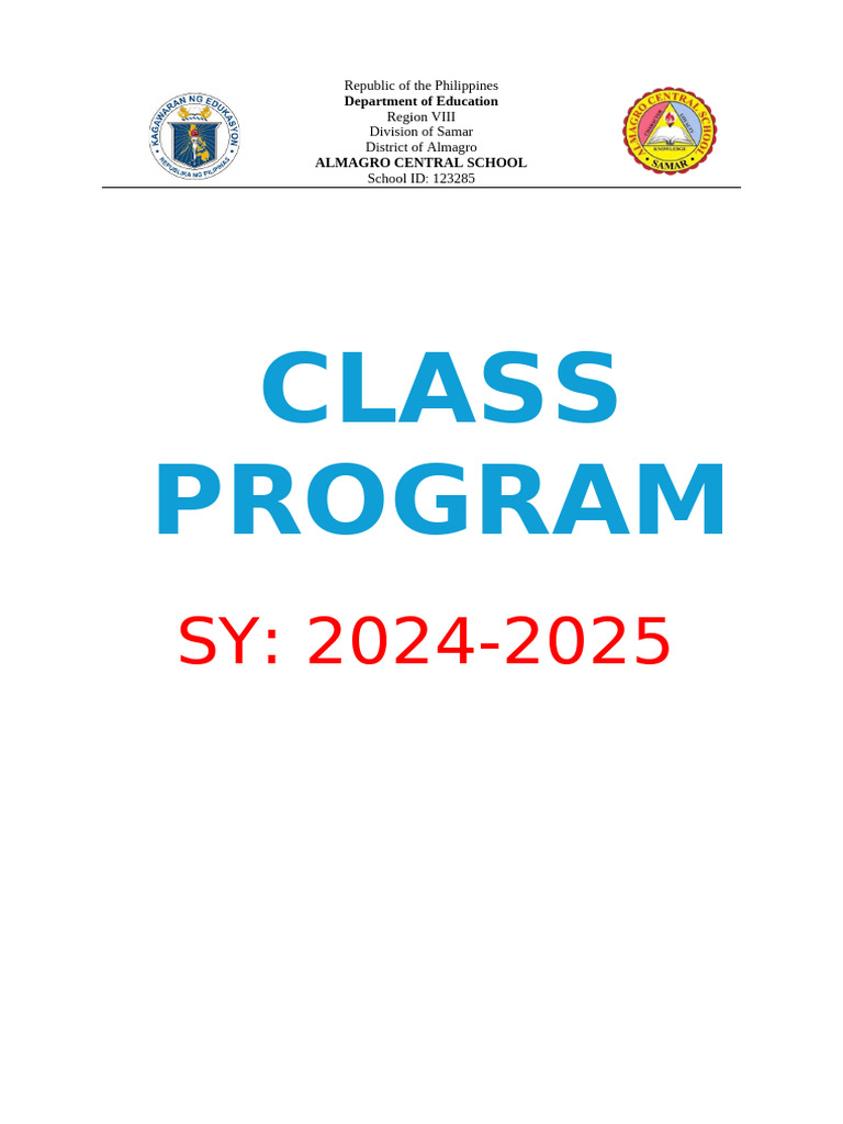 Classhome Program 2026 Aces | PDF | Philippines | Southeast Asia