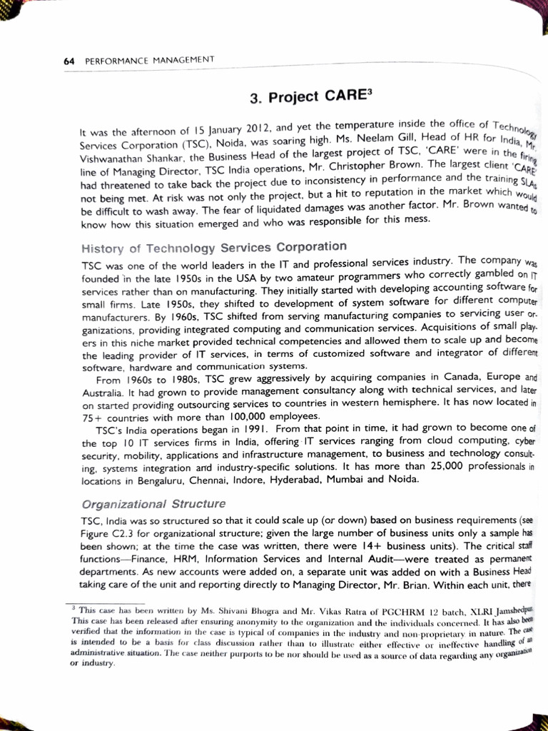 Project CARE | PDF | Human Resource Management | Organizational Behavior