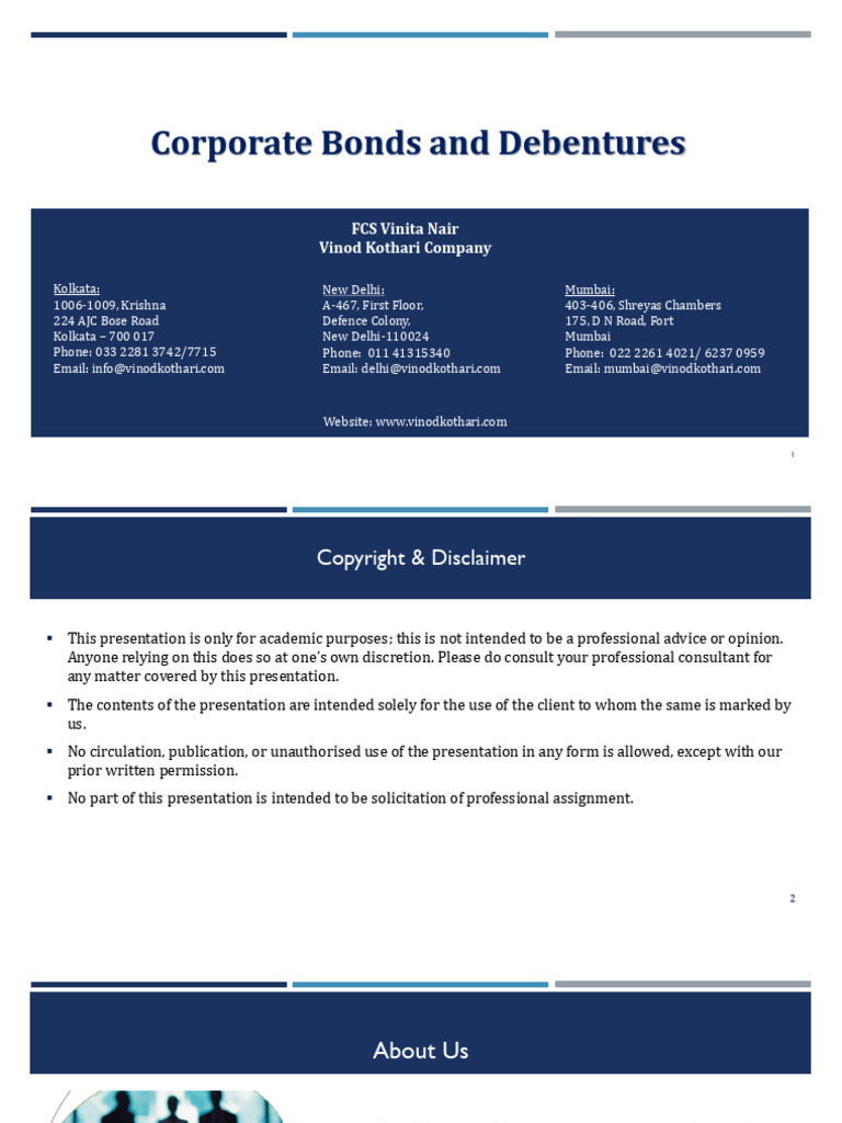 Corporate Bond and Debenture - Ver 4032021 | PDF | Securities (Finance ...