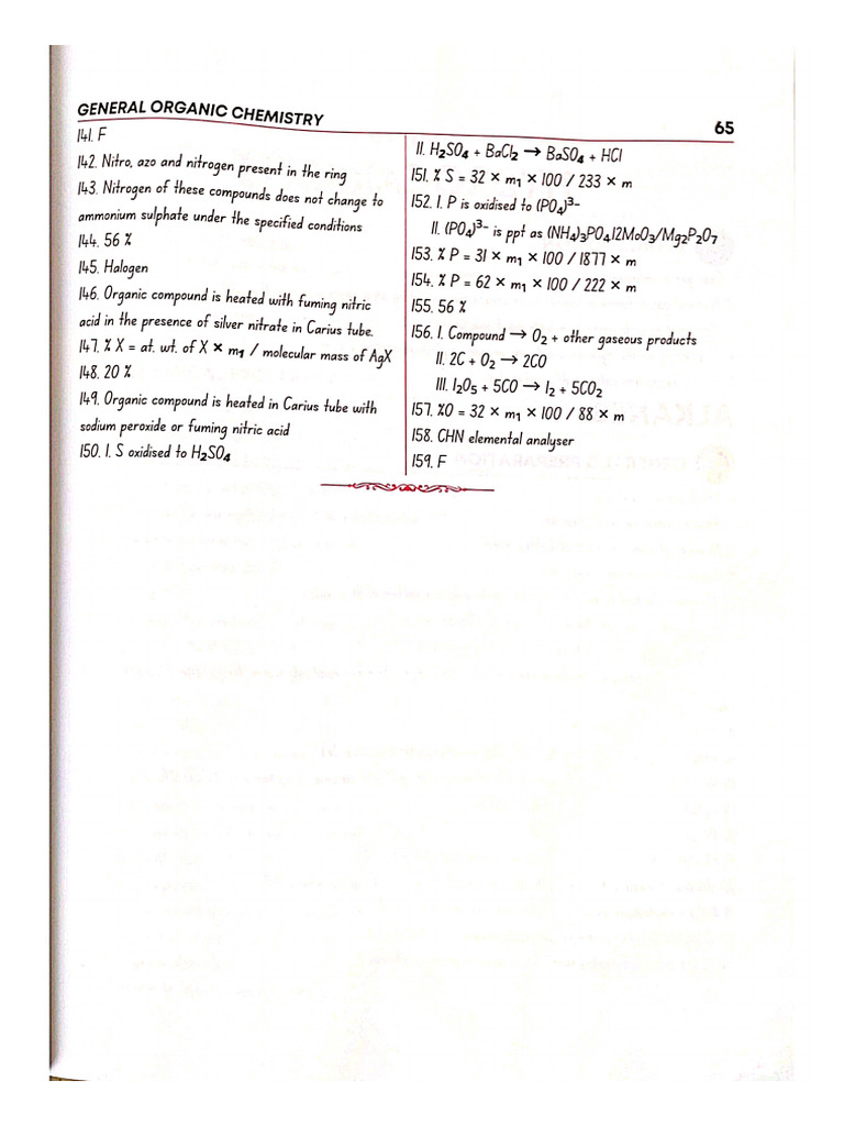 General Organic Chemistry | PDF