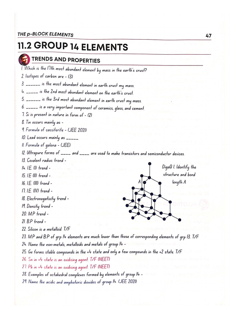 Group 14 Elements 1 | PDF