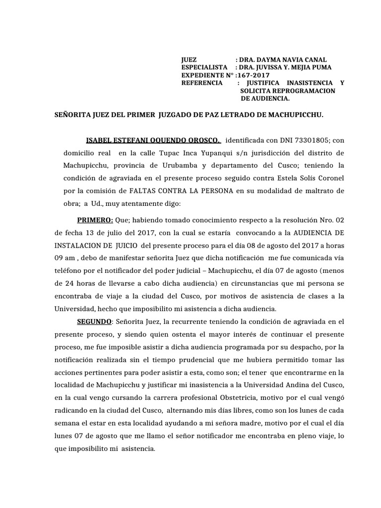 Isabel Oquendo Orosco | PDF