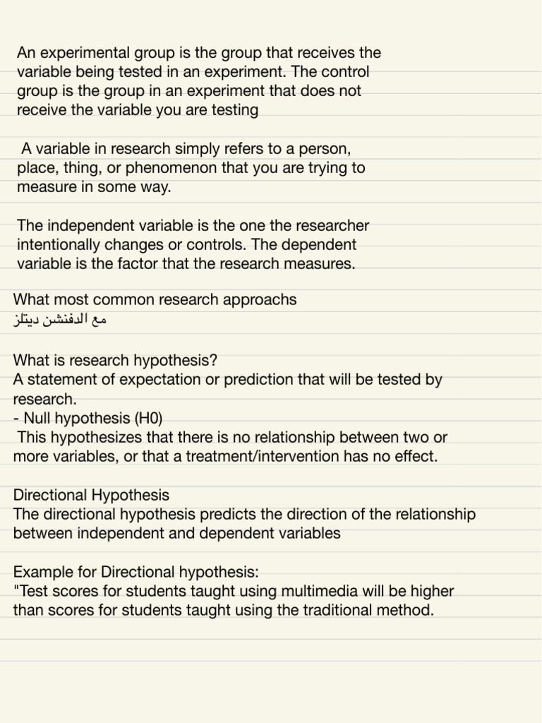 Untitled (Draft) | PDF | Hypothesis | Experiment