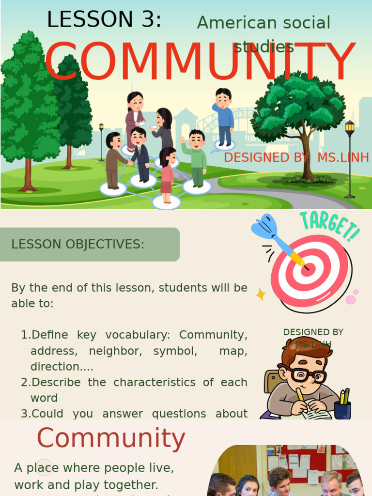 Social Studies - Lesson 3 - Comumunity | PDF