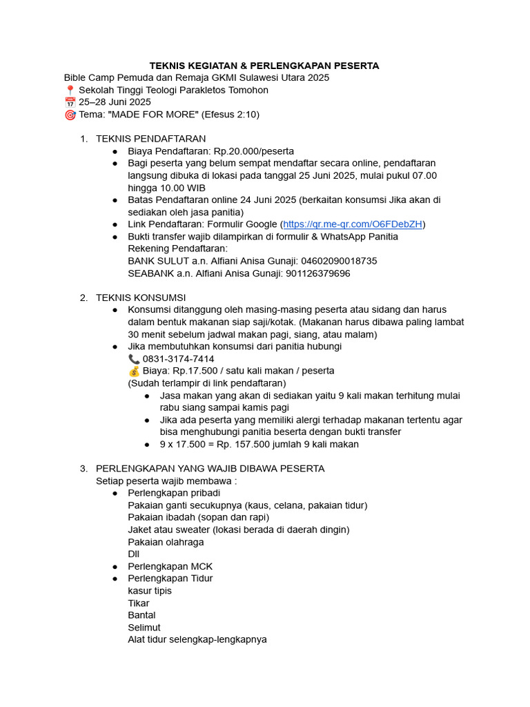 Teknis Dan Rundown Acara | PDF