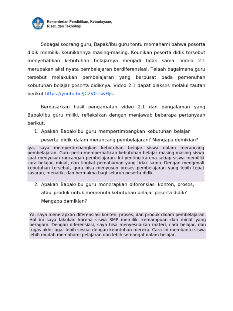 PPA Umum Topik 2 Teks 1 | PDF