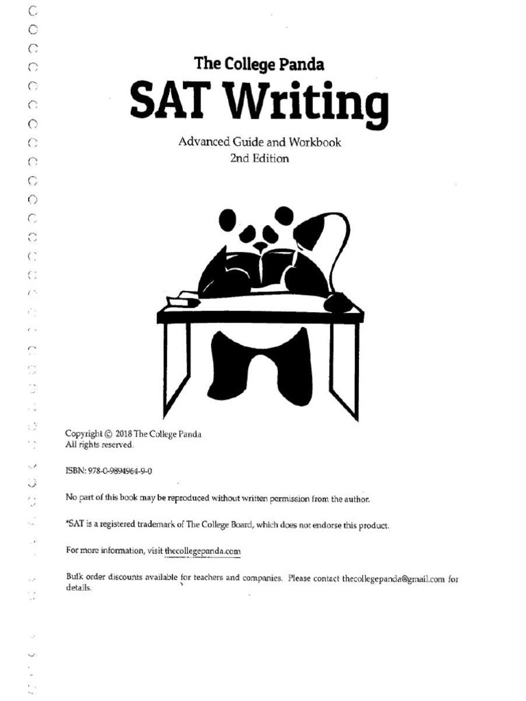 College Panda Sat Writing | PDF