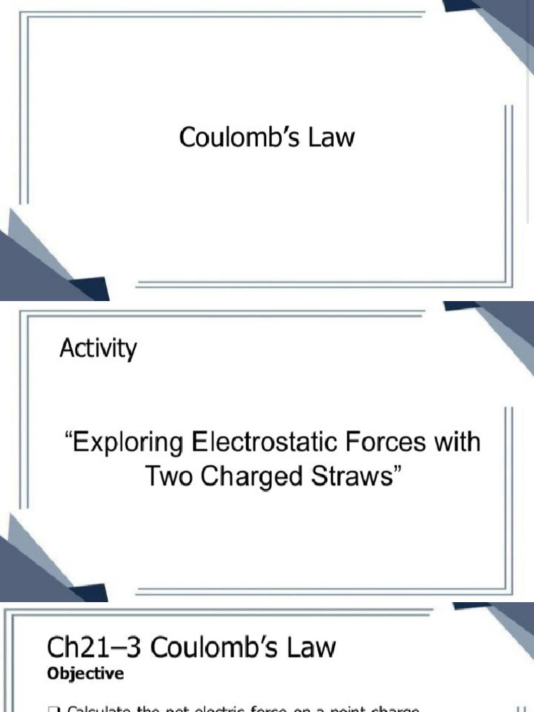 COULOMBS-LAW | PDF