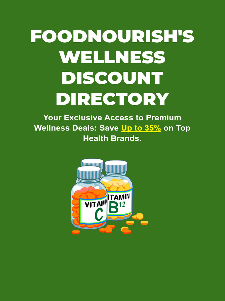 Wellness Discounts on Top Brands | PDF | Dietary Supplements | Vitamin