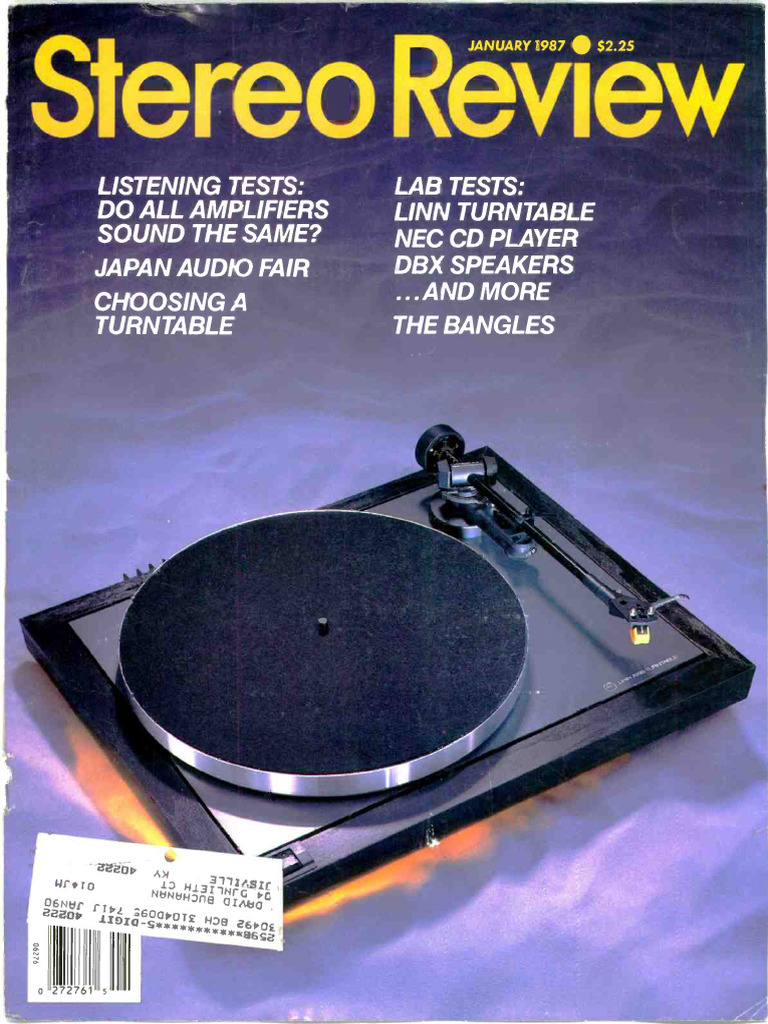 Amplifier Sound Comparison & Reviews | PDF | Loudspeaker | Sound ...