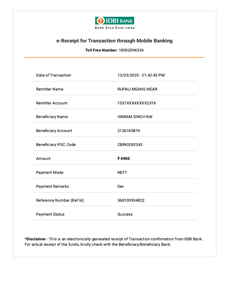 NEFT-Transfer-Receipt-Thu Mar 13 2025 134313 GMT+0530 (India Standard ...