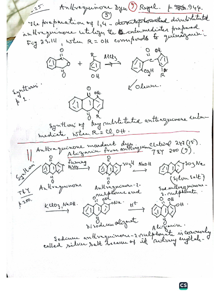 Anthraquinone Mustafiz Sir | PDF