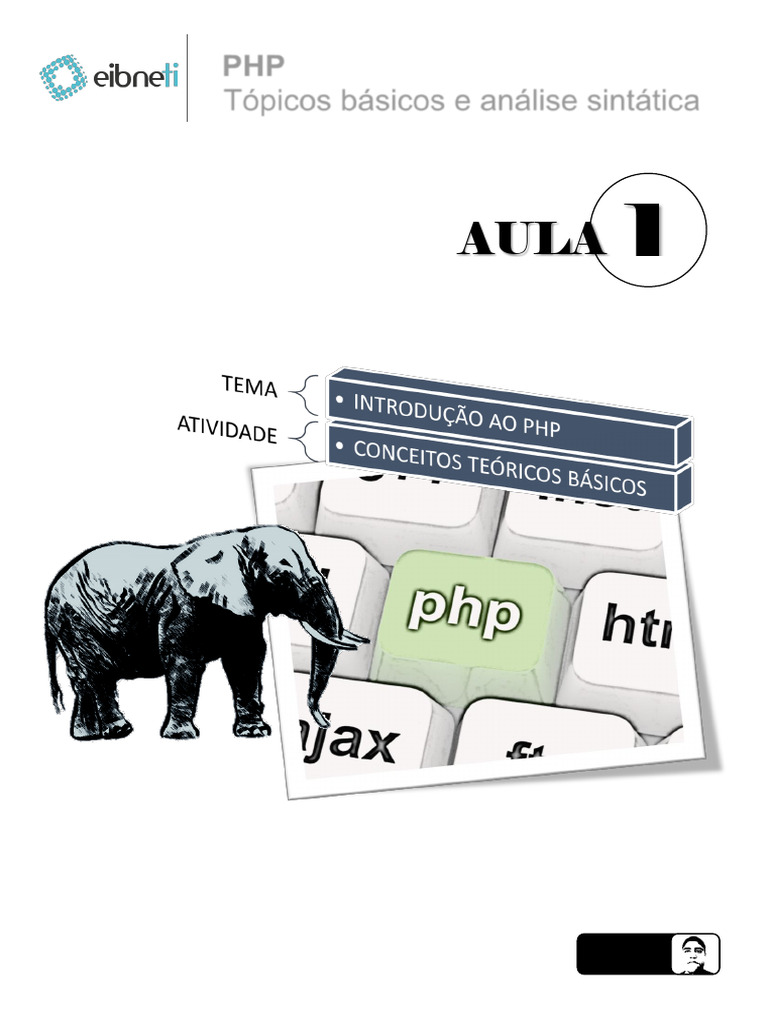 01 PHP - Topicos Basicos e Analise Sintatica | PDF | Php | Linguagem de script