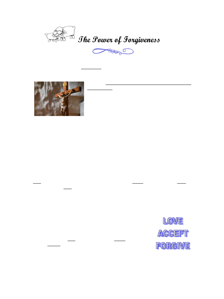 95 The Power of Forgiveness | PDF | Forgiveness | Salvation
