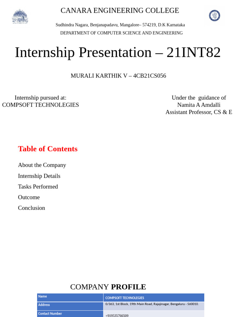 Internship PPT Format -8th Sem(4cb21cs056) 070636 | PDF | Cluster Analysis | Support Vector Machine