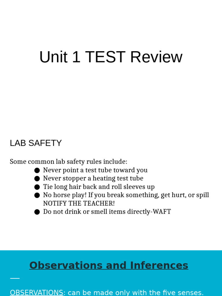 Unit 1 TEST Review Notes | PDF | Homeostasis | Hormone