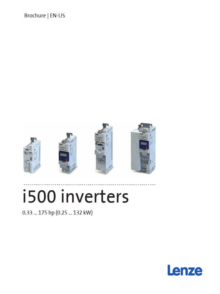 Brochure I500 Series Frequency Inverters 13556341 en-US | PDF | Mains ...