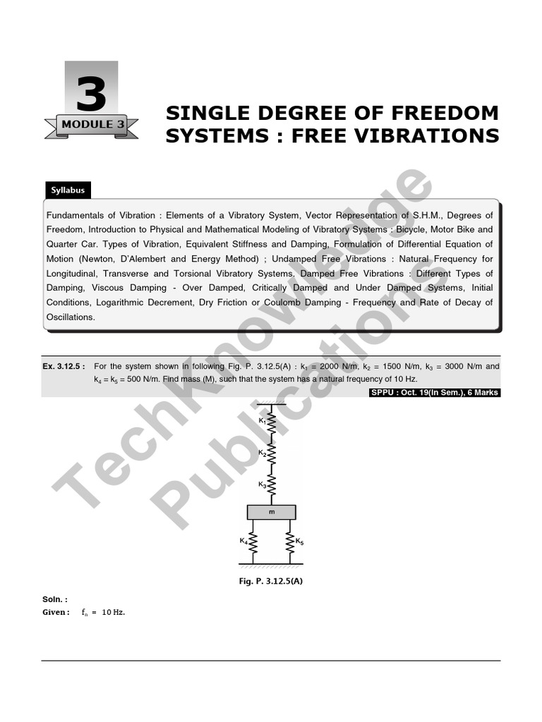 3 To 6 | PDF | Damping | Force