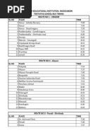 Pushpak Timings From RGIA | PDF
