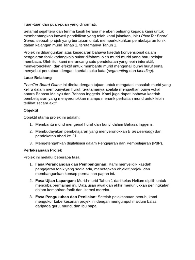 Teks Pembentangan | PDF