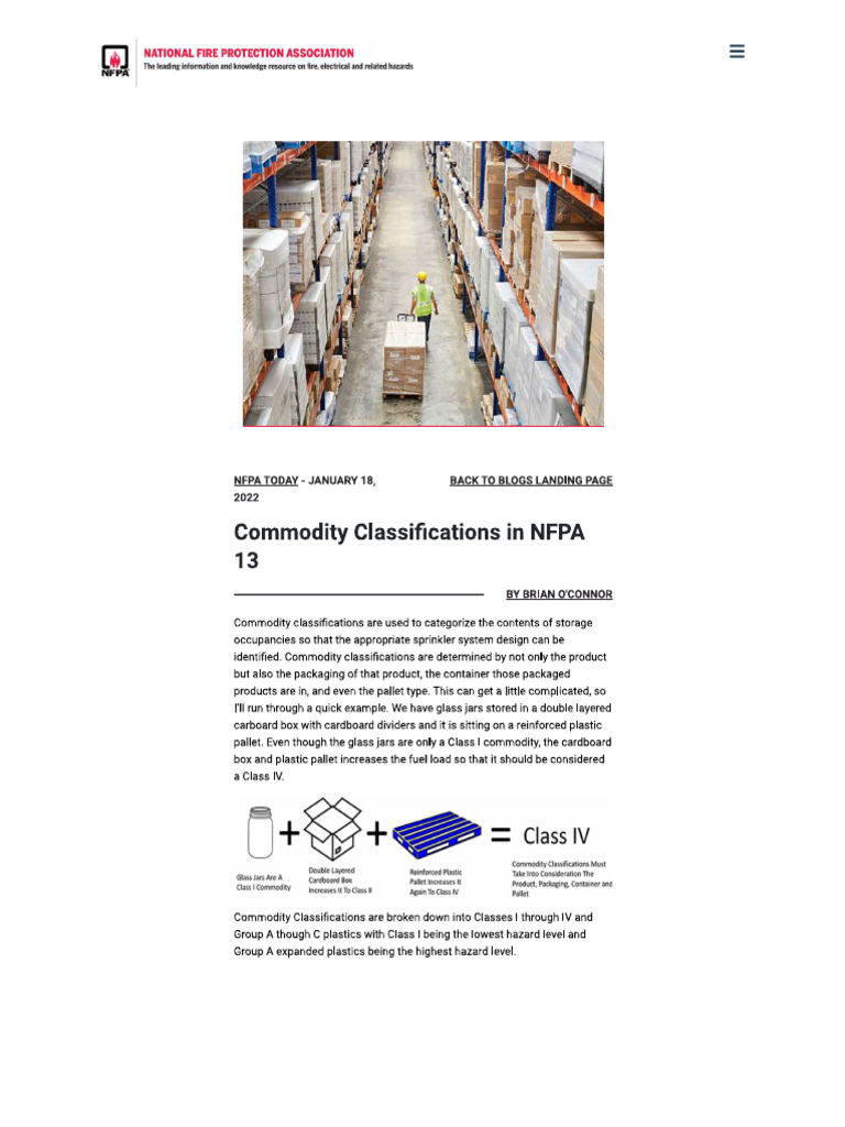 Commodity Class | PDF