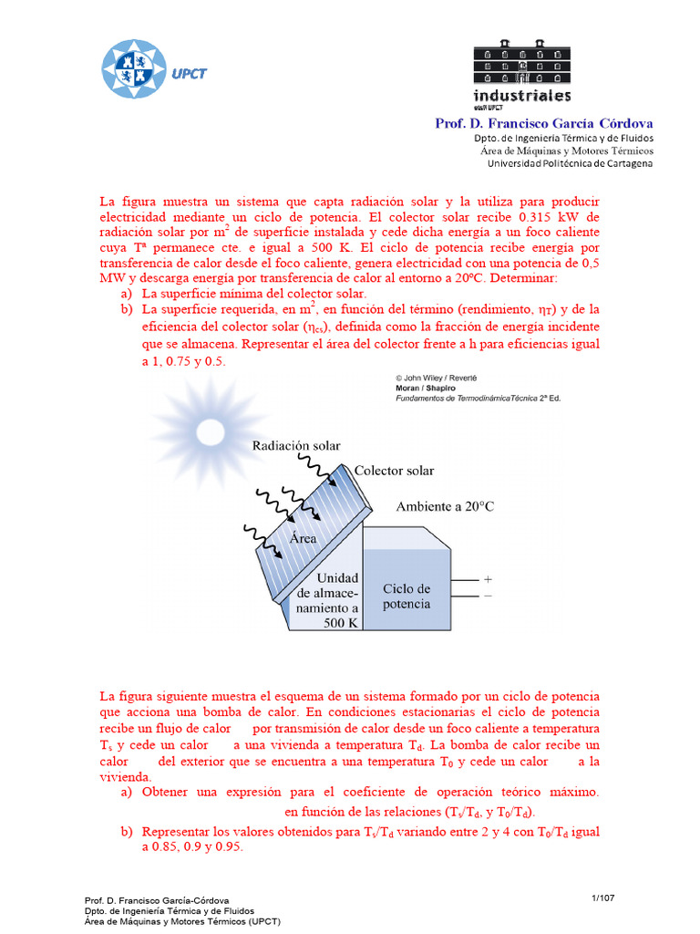 Termo Problemas Tema 3 Segundo Principio | PDF | Bomba de calor | Calor