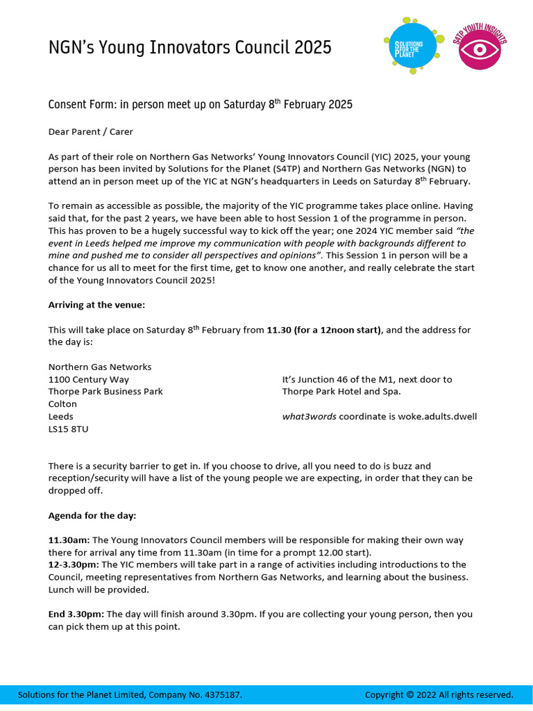 YIC 2025 Session 1 in Person Consent Form FINAL | PDF