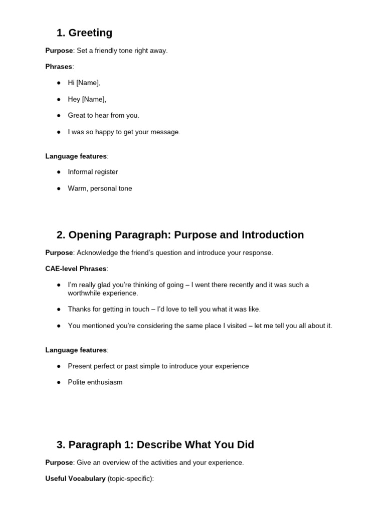 Writing An Informal Letter - Description + Advice | PDF | Verb ...