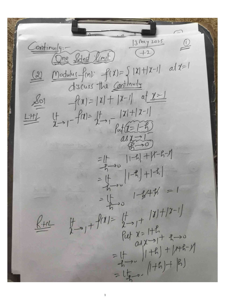 Resource 20250514130841 13 May Lecture +2 Class Continuity | PDF