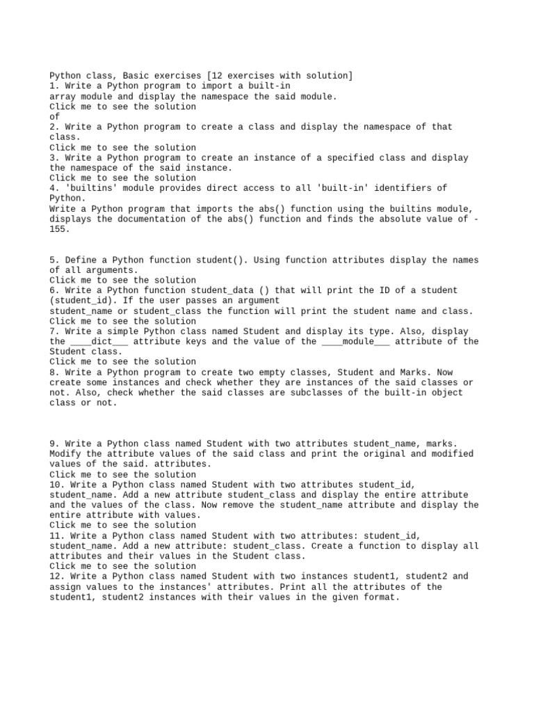 2nd Assignment - 12 Question | PDF | Class (Computer Programming ...