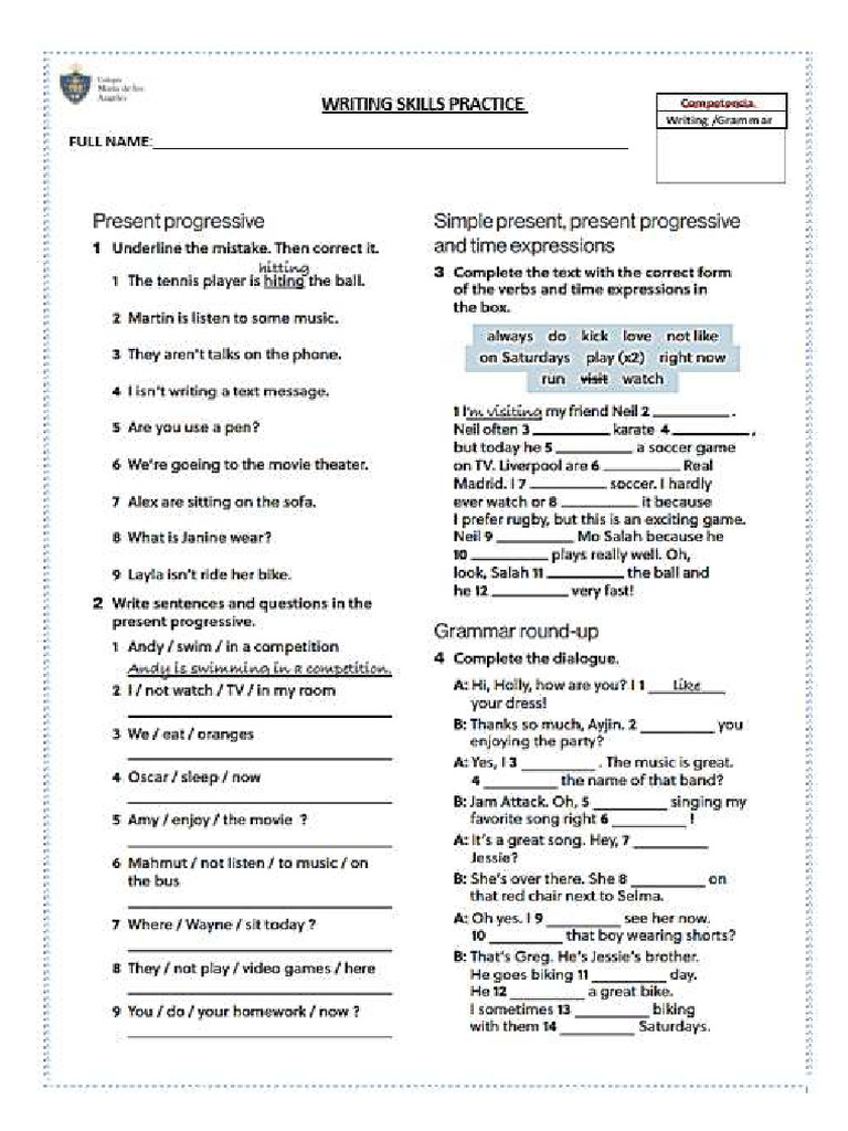 2ND Sec - Fichas Semanales - Inglés | PDF