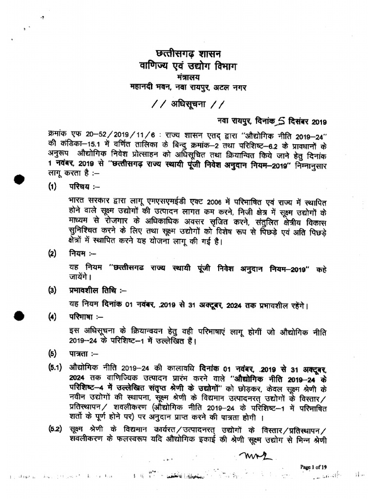 Capital Subsidy | PDF