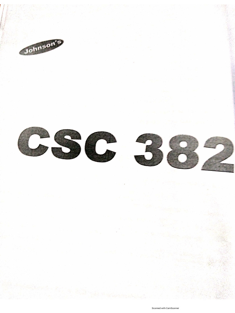 CSC 382.1 (Questions & Solutions) | PDF