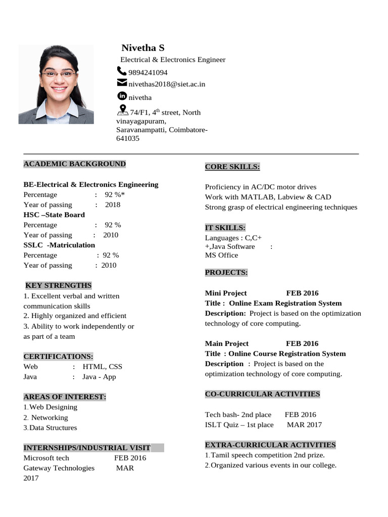 One Page Resume Draft | PDF | Computing