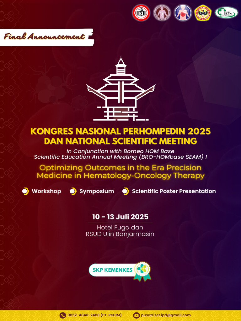 KONAS PERHOMPEDIN 2025 Invitation | PDF | Head And Neck Cancer | Cancer