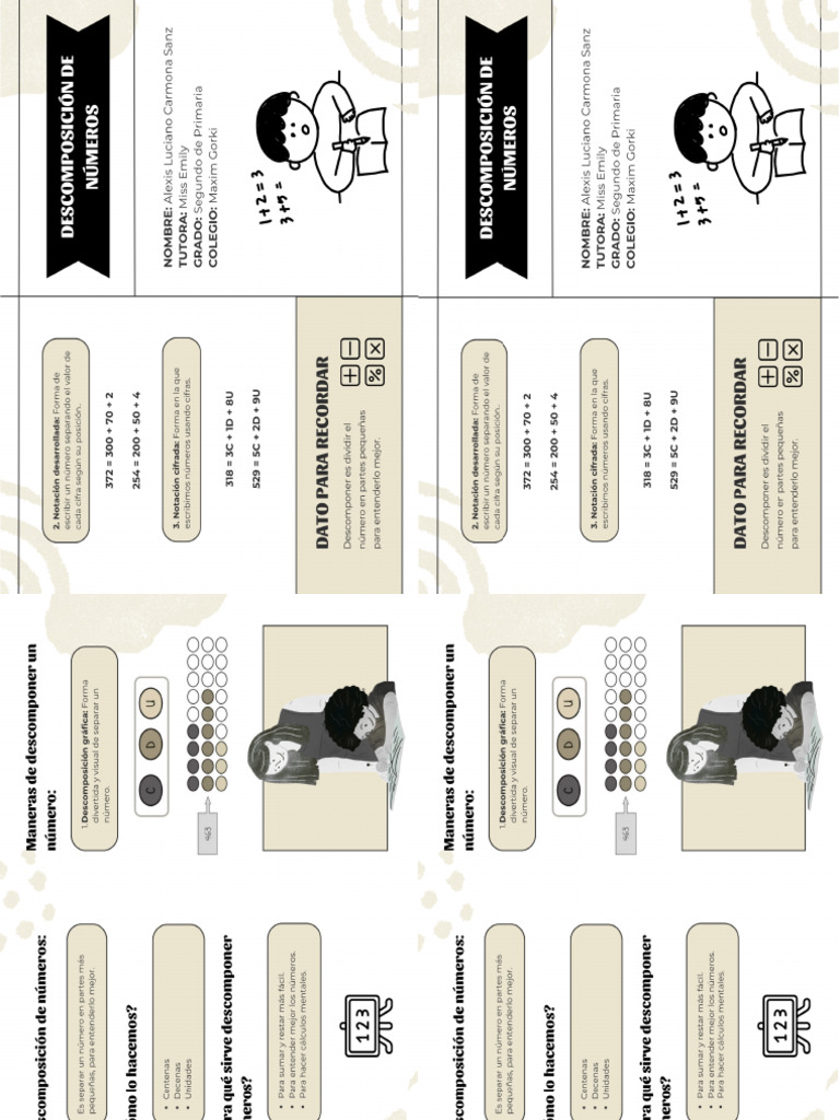 Diptico Segundo Grado | PDF