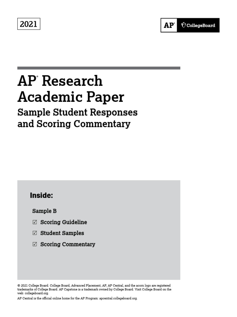 Ap21 Apc Research Sample B | PDF | Interview | Inquiry