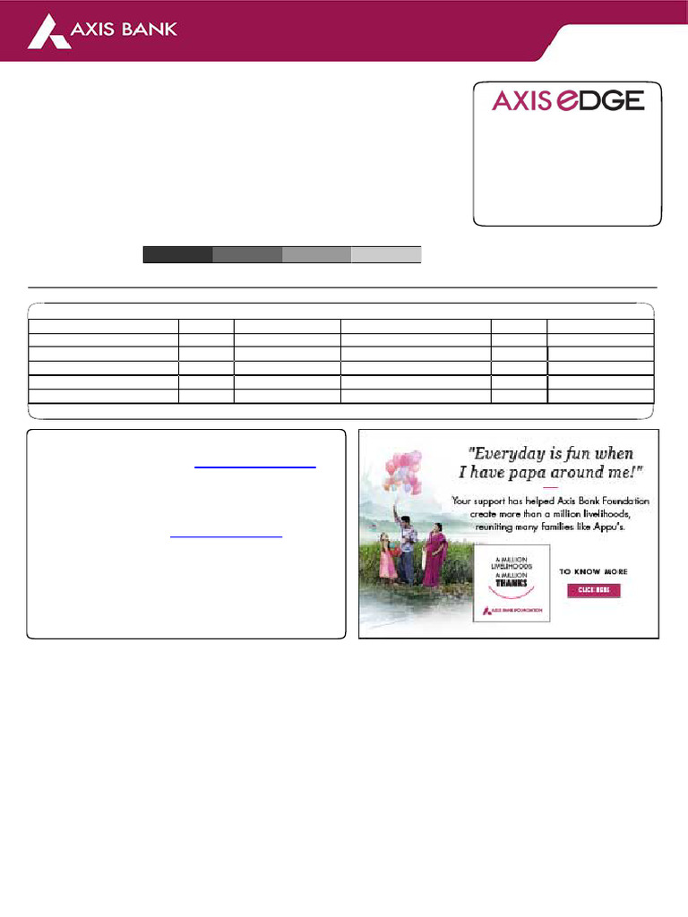Axis Bank Statement For May 2025unlocked Pdf Banks Interest 