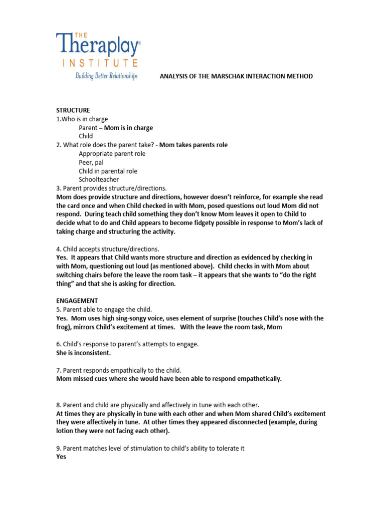 Enhanced 2014 MIM Analysis Form Example | PDF | Empathy | Anxiety