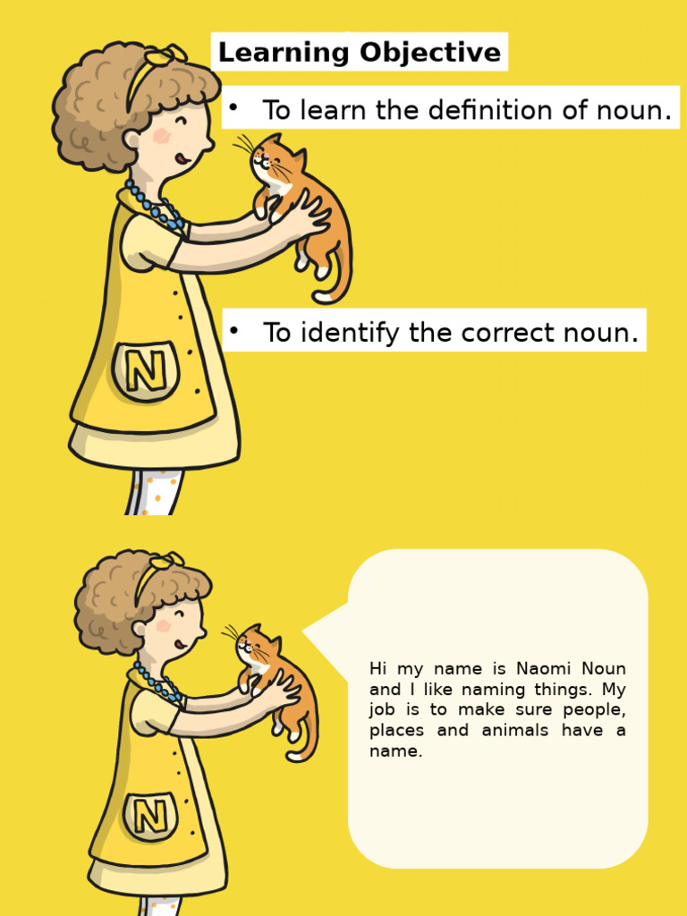 Introduction to Nouns for Grade 1 | PDF | Language Mechanics | Syntax